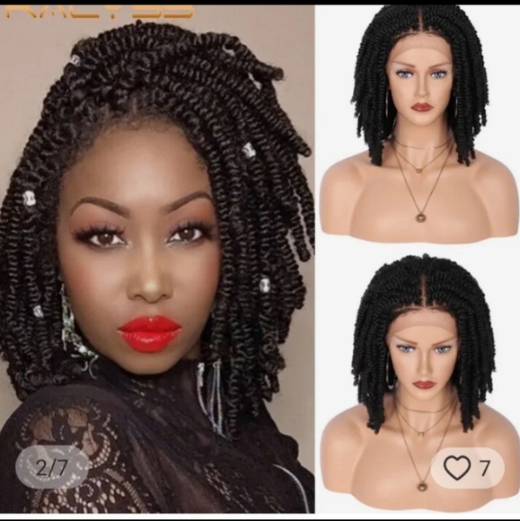 Hair | Kalyss 12 Full Lace Front Knotless Spring Twist Braided Wigs ...